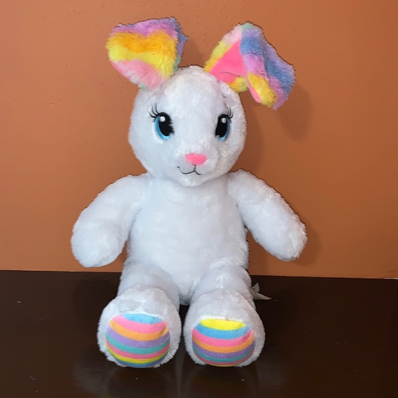 Build-A-Bear | Toys | Build A Bear Bab Bunny White Sweet Stripes ...